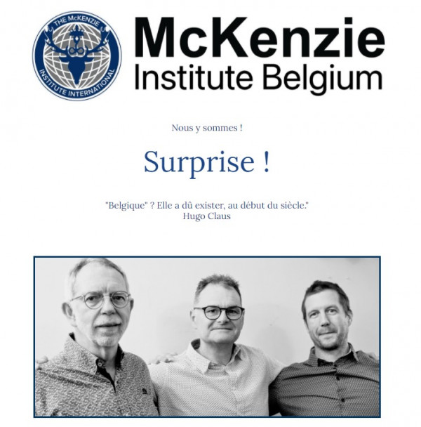Home | McKenzie Institute Belgium